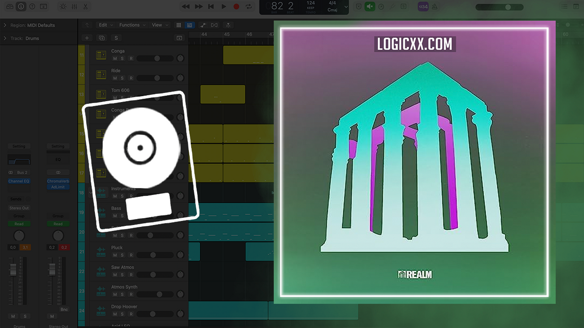 Arielle Free, GotSome, Icarus - Levitate Logic Pro Remake (Deep House) – logicxx