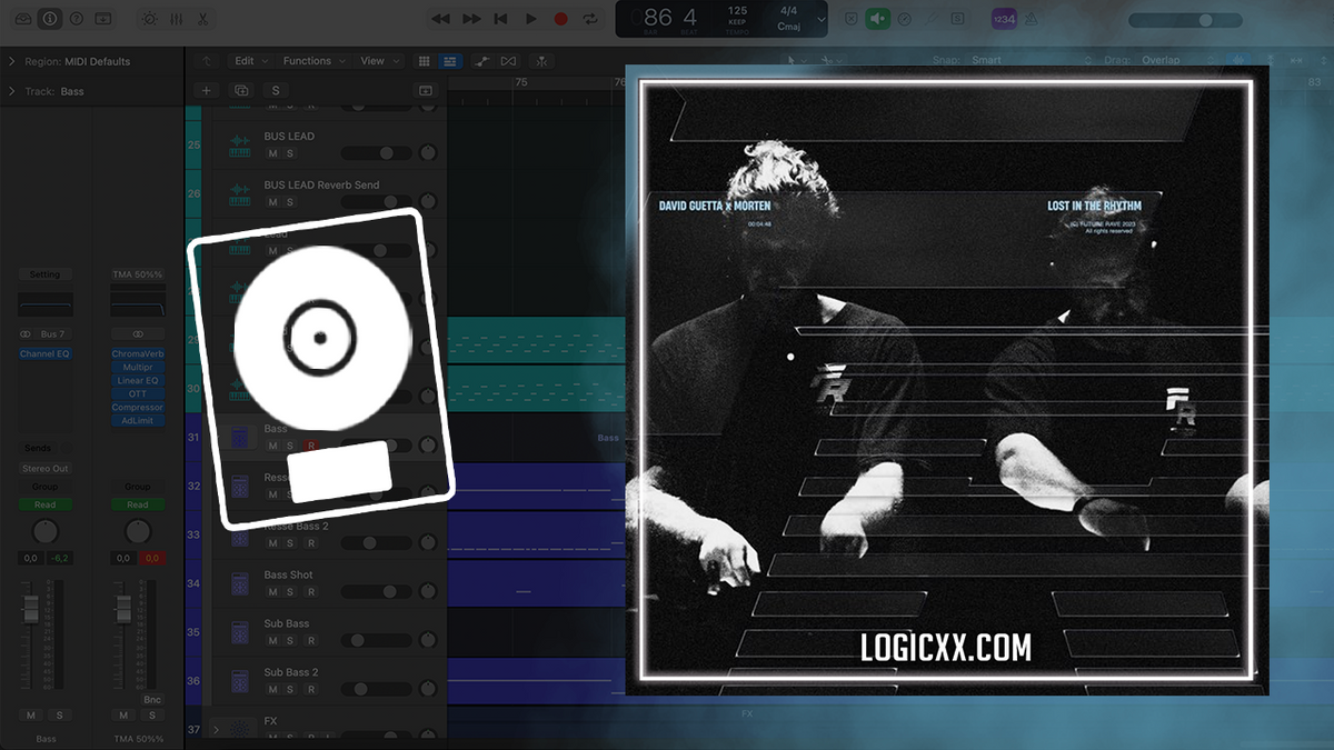 David Guetta & MORTEN - Lost In The Rhythm Logic Pro Remake (Mainstage – logicxx