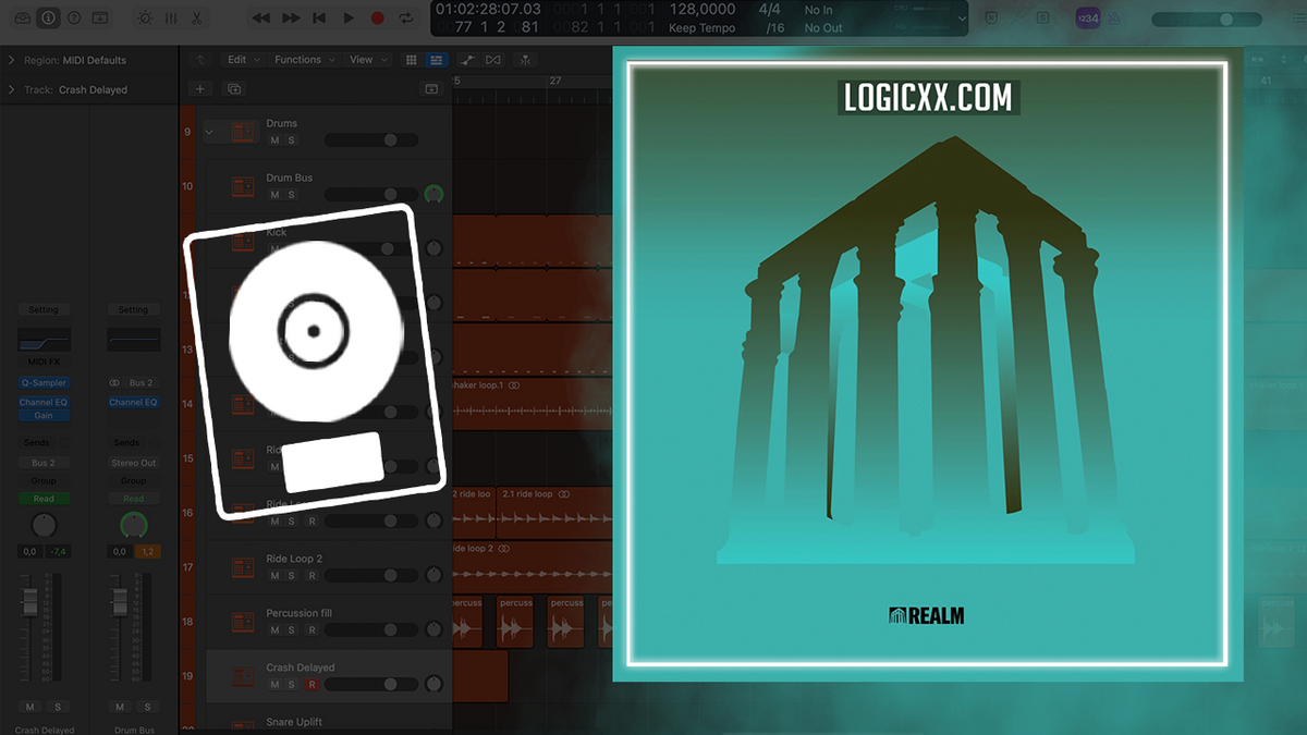 GENESI & Kino Todo - Criminals Move In Silence Logic Pro Remake (Tech – logicxx