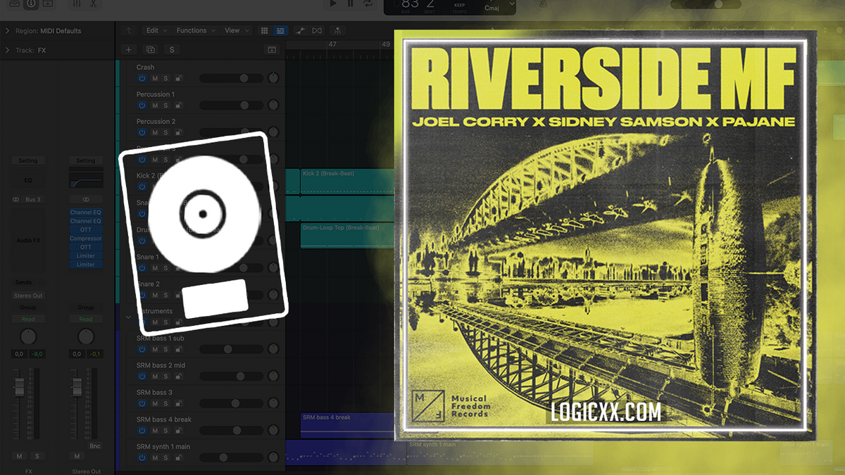 Joel Corry x Sidney Samson x PAJANE - Riverside MF Logic Pro Remake (B – logicxx