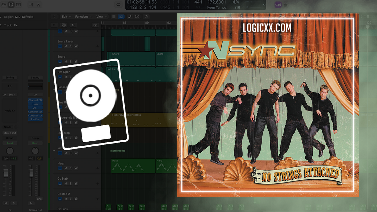 *NSYNC - Bye Bye Bye Logic Pro Remake (Pop) – logicxx