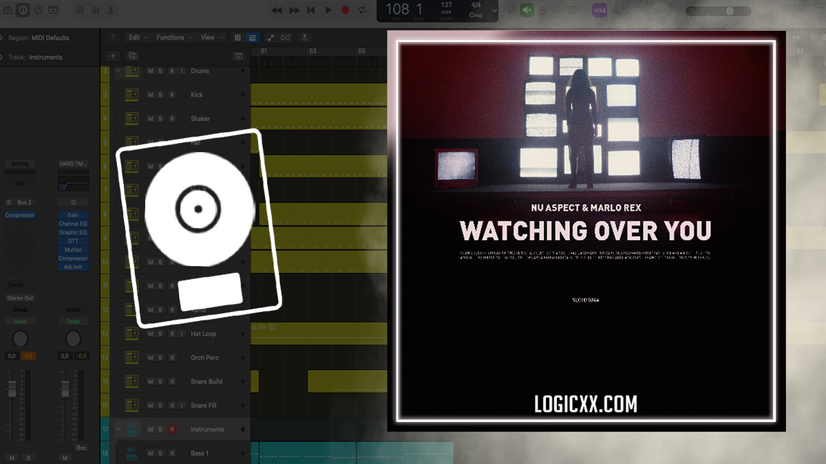 Nu Aspect - Watching Over You (ft. Marlo Rex) Logic Pro Remake (Dance ...