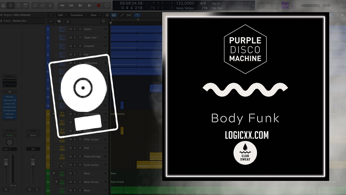 Purple Disco Machine - Body Funk Logic Pro Remake (Synthpop) – logicxx