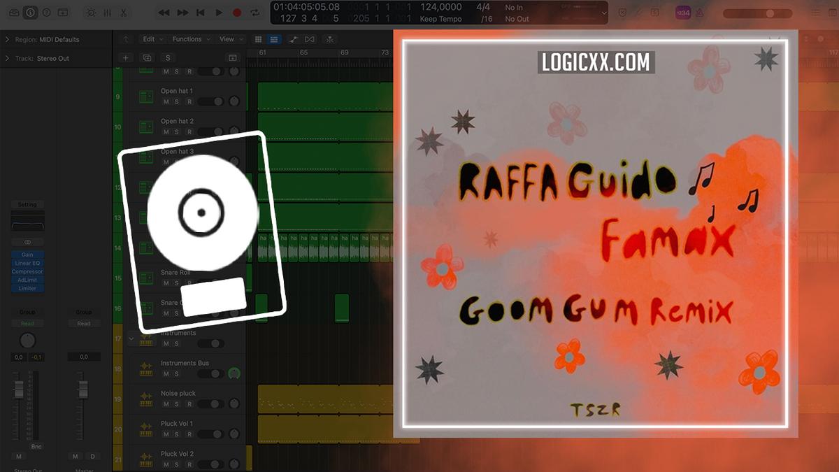 Raffa Guido, Goom Gum - Famax (Goom Gum Remix) Logic Pro Remake (Melod – logicxx