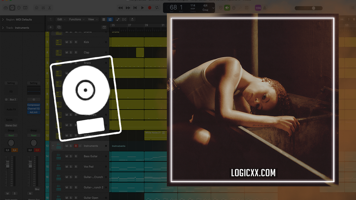 Ravyn Lenae - Love Me Not Logic Pro Remake (Pop) – logicxx