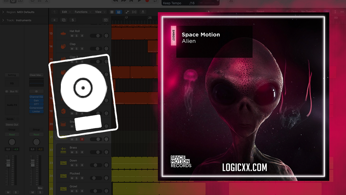 Space Motion - Alien Logic Pro Remake (Melodic Techno) – logicxx