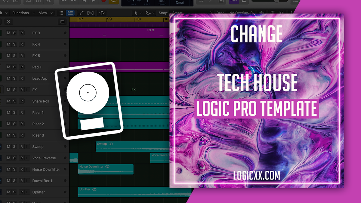 Fisher Style Logic Pro Template - Change (Tech House) – logicxx