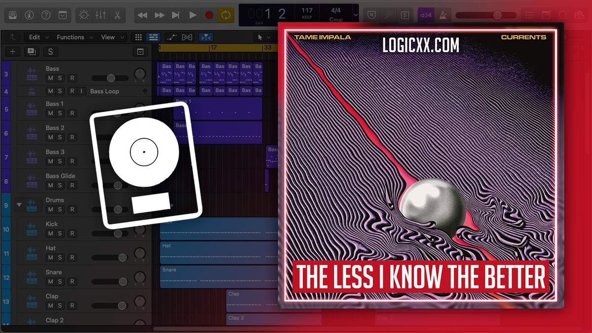 Tame Impala - The Less I Know the Better Logic Pro Remake (Pop) – logicxx