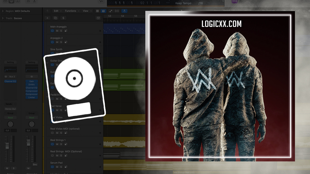 Alan Walker, Sasha Alex Sloan - Hero Logic Pro Remake (Dance Pop) – logicxx