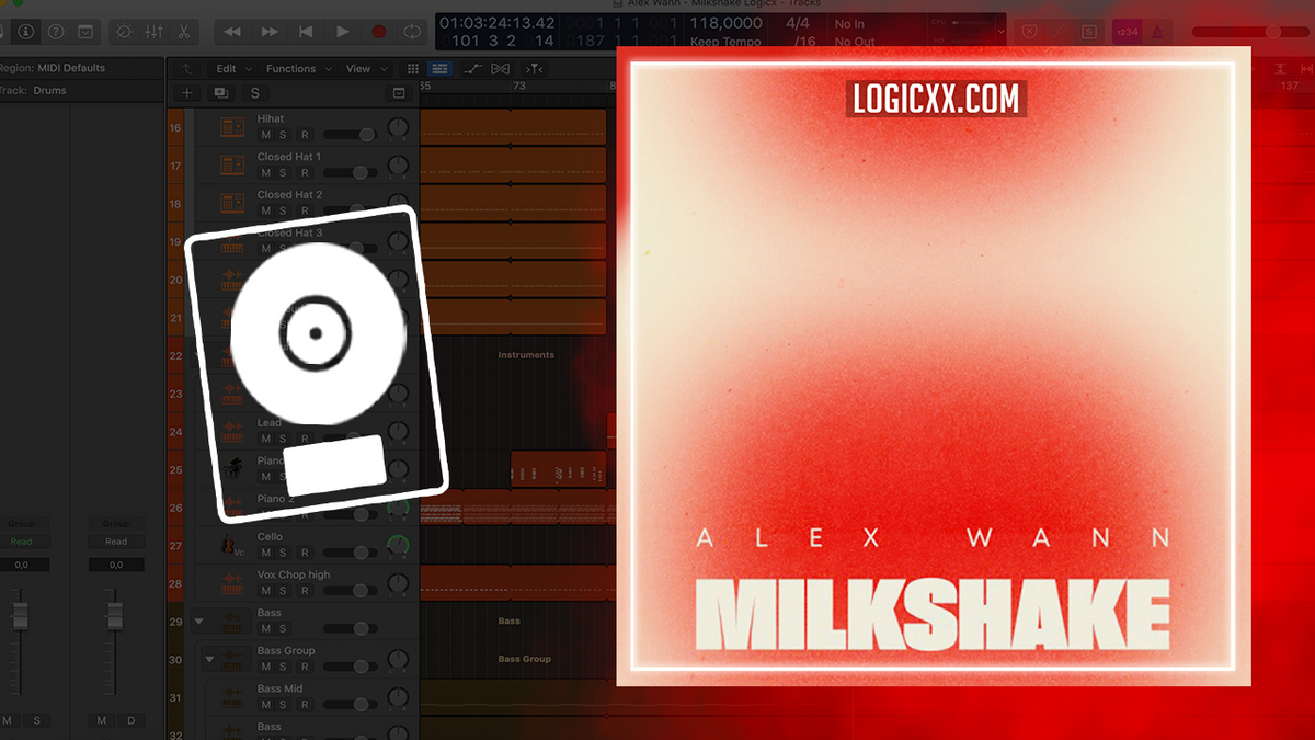 Alex Wann - Milkshake Logic Pro Remake (Techno) – logicxx