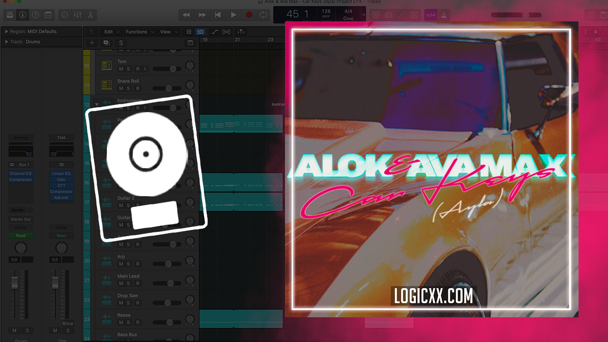 Alok & Ava Max - Car Keys (Ayla) Logic Pro Remake (Dance) – logicxx