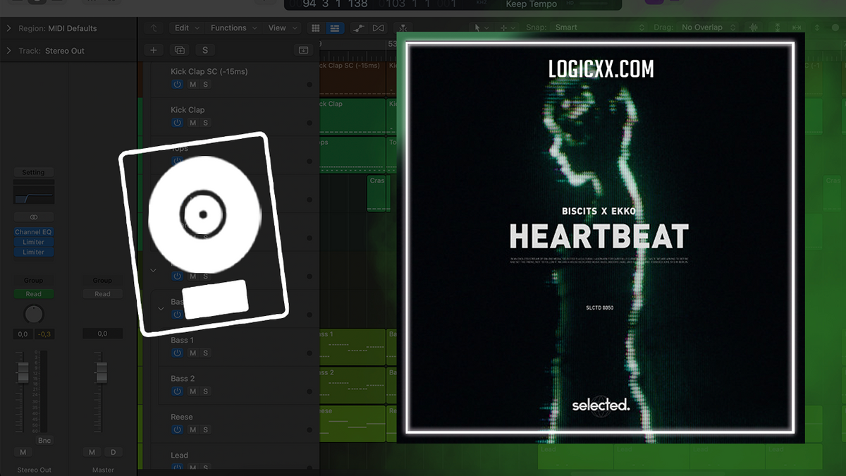 Biscits, Ekko - Heartbeat Logic Pro Remake (House) – logicxx