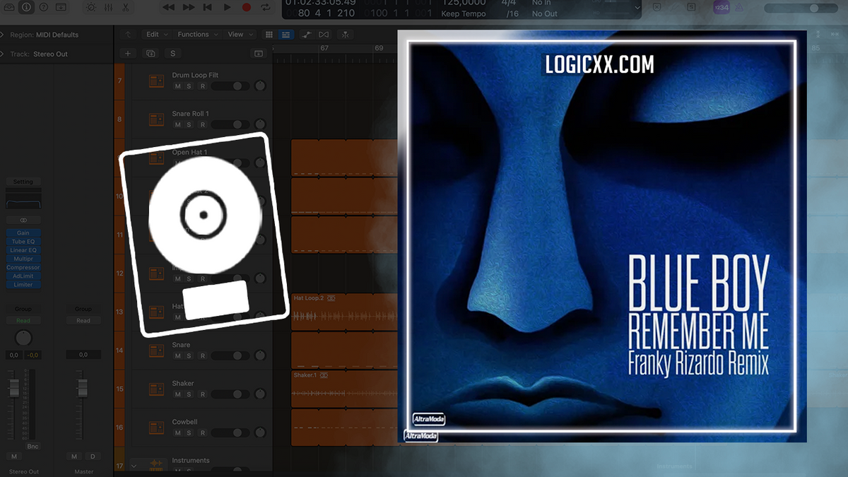 Blue Boy - Remember Me (Fedde Le Grand Remix) Logic Pro Remake (House ...