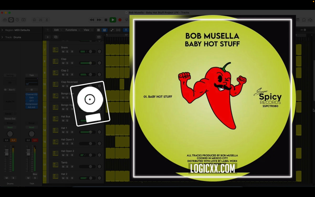 Bob Musella - Baby Hot Stuff Logic Pro Remake (Dance) – logicxx