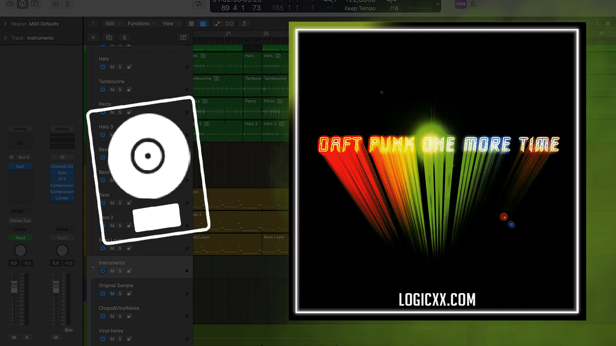 Daft Punk - One More Time Logic Pro Remake (Dance) – logicxx
