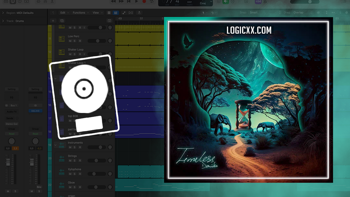 Davido - UNAVAILABLE ft. Musa Keys Logic Pro Remake (Afro House) – logicxx