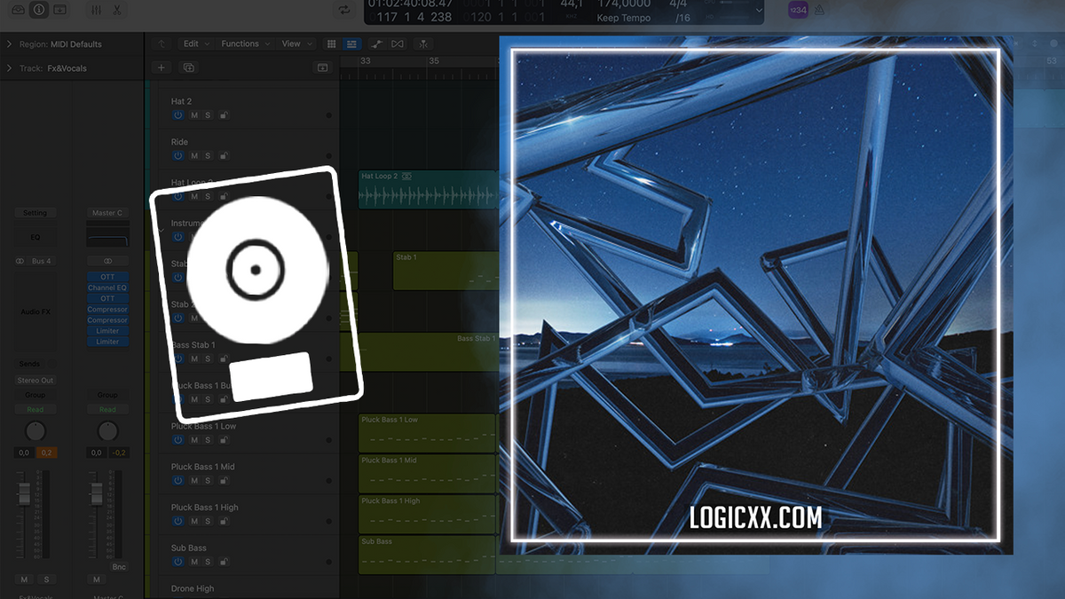 Dimension - DJ Turn It Up Logic Pro Remake (Drum & Bass) – logicxx
