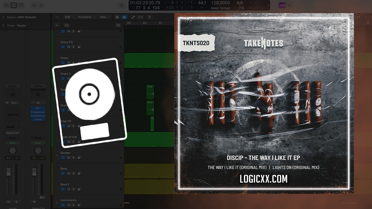 Discip - The Way I Like It Logic Pro Remake (Tech House) – logicxx