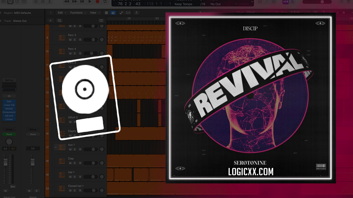 Discip - Serotonine Logic Pro Remake (Tech House) – logicxx