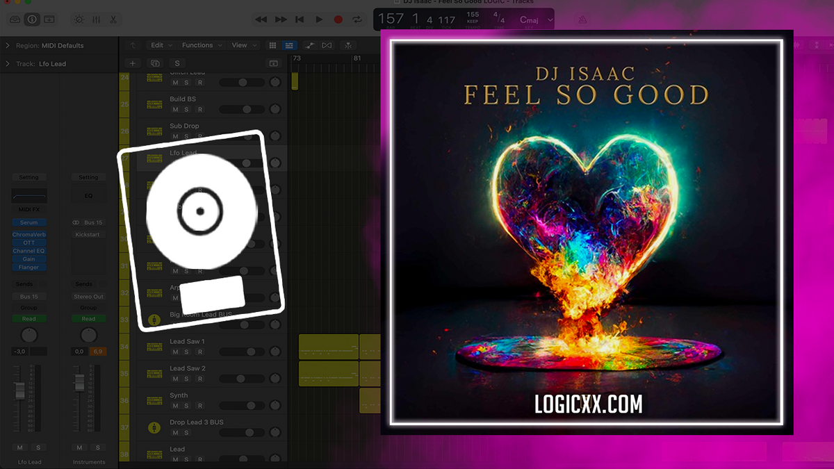 DJ Isaac - Feel So Good Logic Pro Remake (Dance) – logicxx