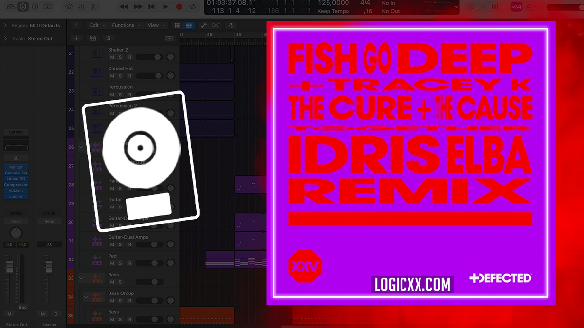 Fish Go Deep & Tracey K - The Cure & The Cause (Idris Elba Remix) Logi ...