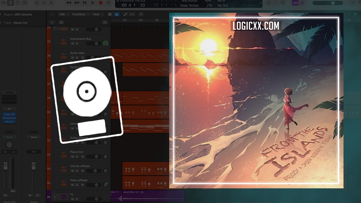 Frozy feat. Jason Derulo and Tomo - From The Islands Logic Pro Remake ...