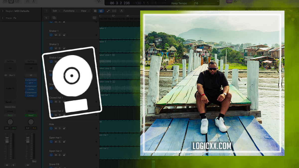 Gordo Feat. Drake - Sideways Logic Pro Remake (Afro House) – logicxx