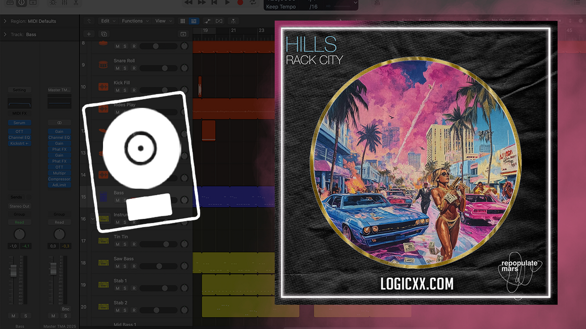 HILLS - Rack City Logic Pro Remake (Tech House) – logicxx