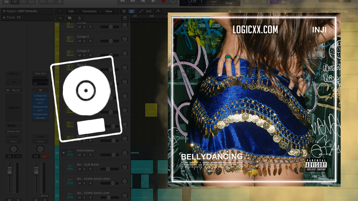 Inji - Bellydancing Logic Pro Remake (Pop House) – logicxx