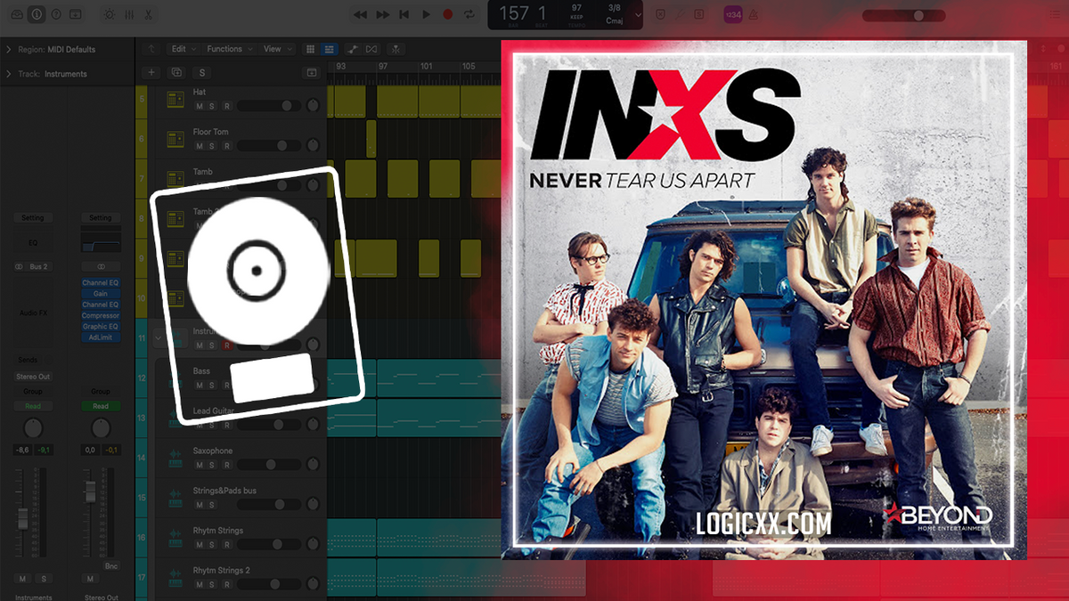 INXS - Never Tear Us Apart Logic Pro Remake (Pop) – logicxx