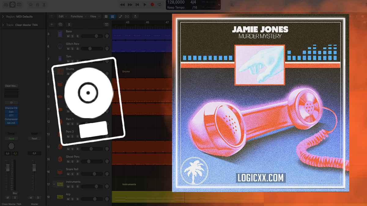 Jamie Jones - Murder Mystery Logic Pro Remake (Tech House) – logicxx