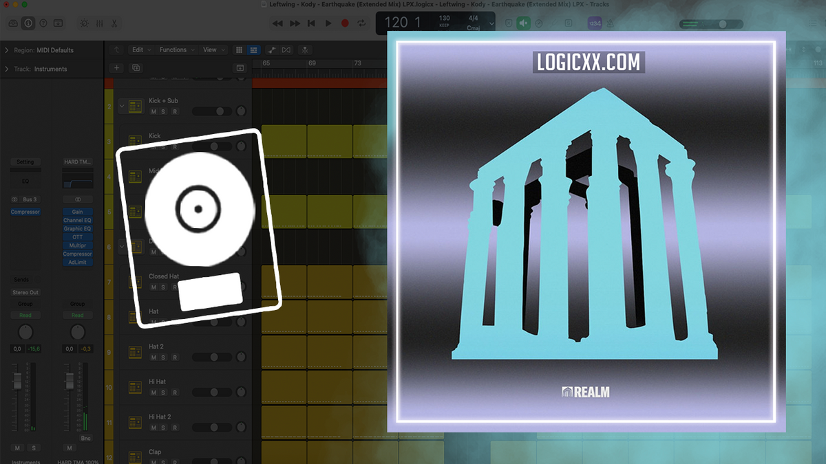 Leftwing : Kody - Earthquake Logic Pro Remake (Tech House) – logicxx