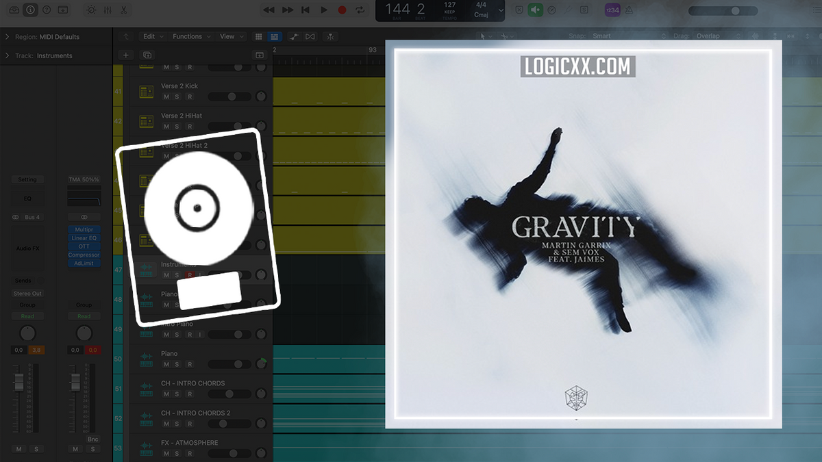 Martin Garrix, Sem Vox, Jaimes - Gravity Logic Pro Remake (Mainstage ...