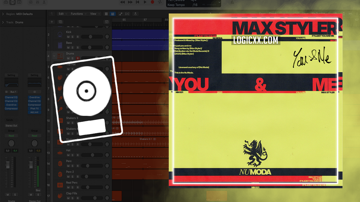Max Styler - You & Me Logic Pro Remake (Dance) – logicxx