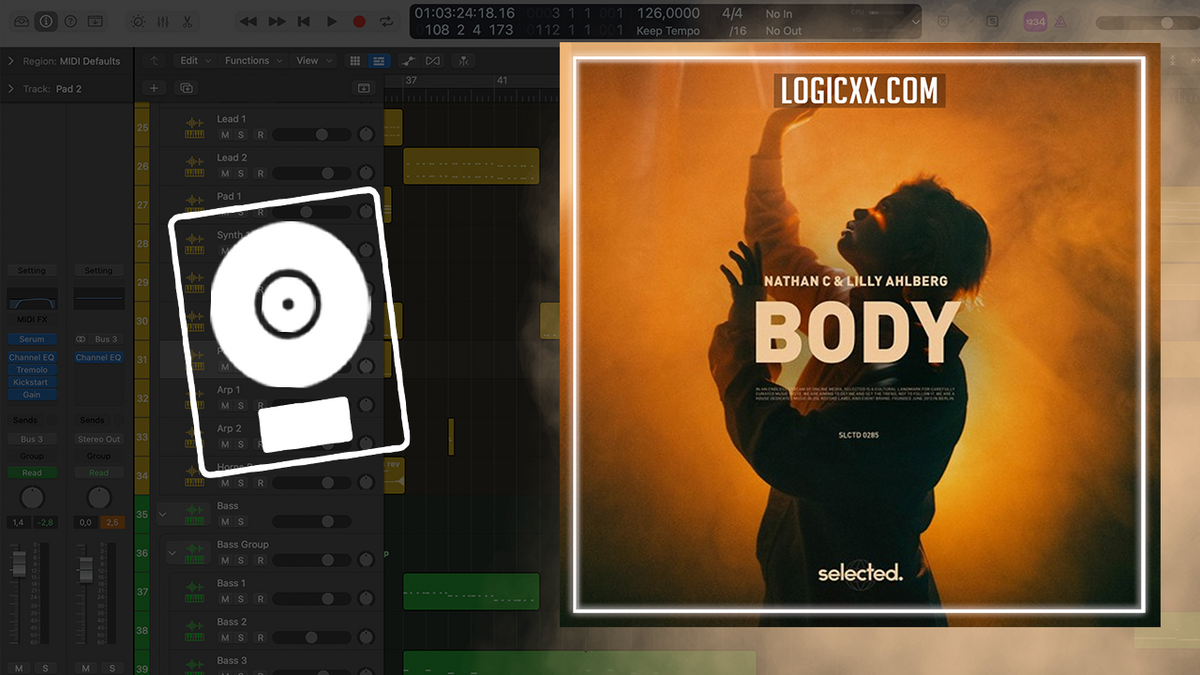 Nathan C x Lilly Ahlberg - Body Logic Pro Remake (Deep House) – logicxx
