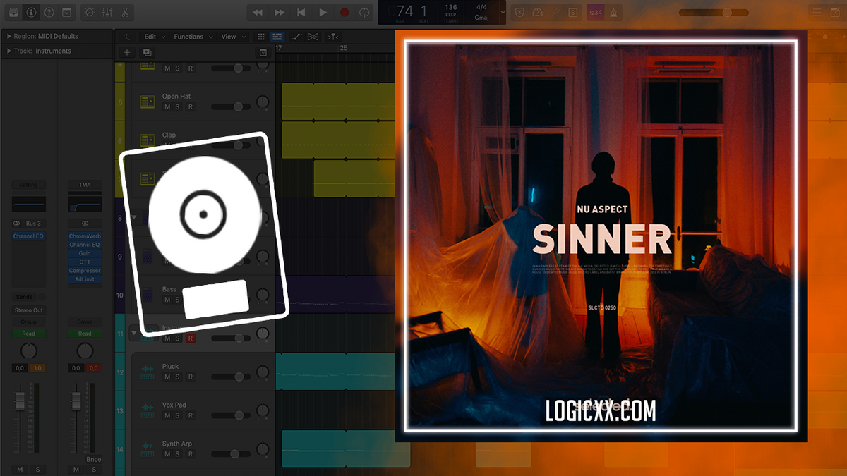 Nu Aspect - Sinner Logic Pro Remake (Eurodance / Dance Pop) – logicxx