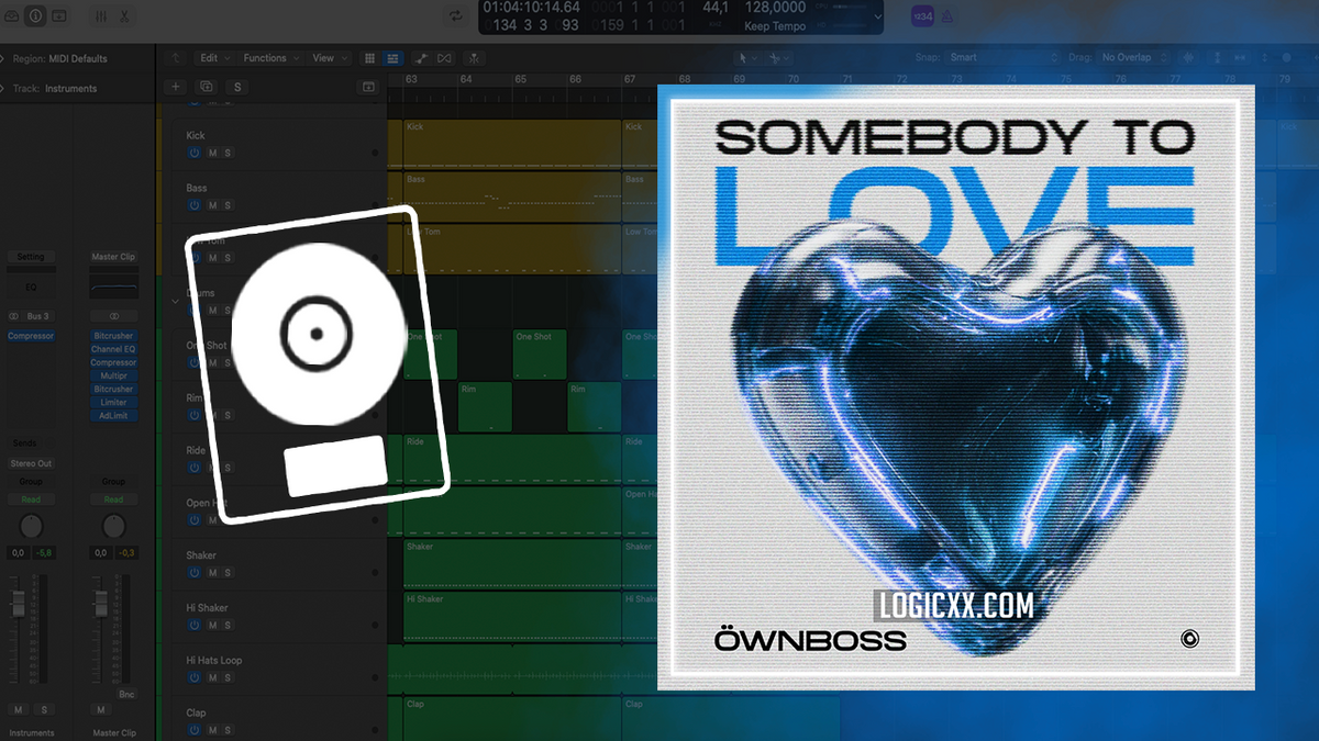 Öwnboss - Somebody To Love Logic Pro Remake (Tech House) – logicxx