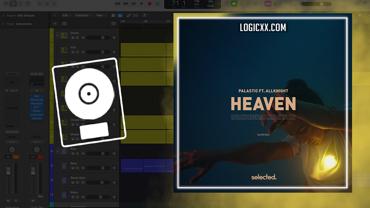 Palastic x ALLKNIGHT - Heaven Logic Pro Remake (Deep House) – logicxx