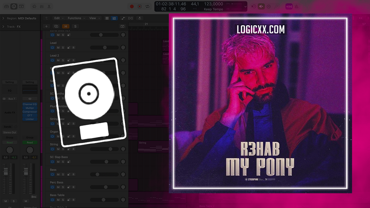 R3HAB - My Pony Logic Pro Remake (Slap House) – logicxx