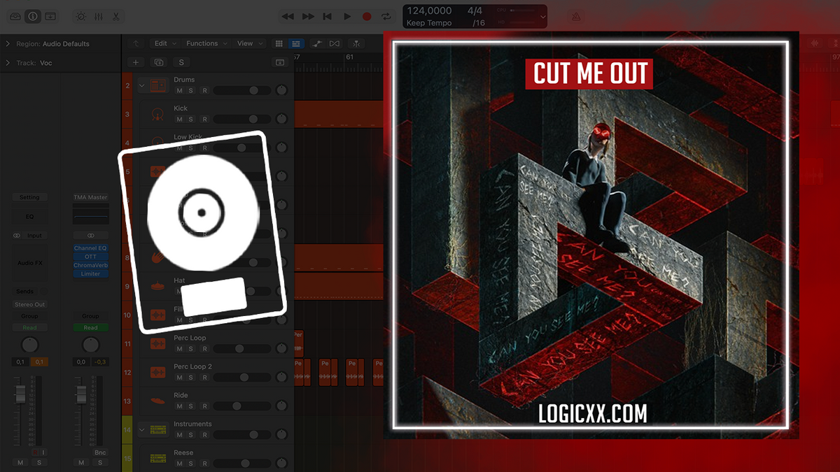 Rezz - CUT ME OUT Logic Pro Remake (Dubstep) – logicxx