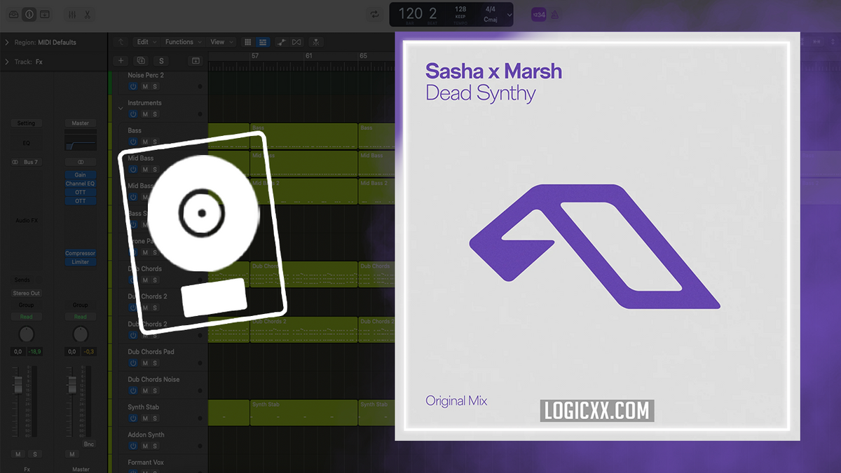Sasha & Marsh - Dead Synthy Logic Pro Remake (Progressive House) – logicxx