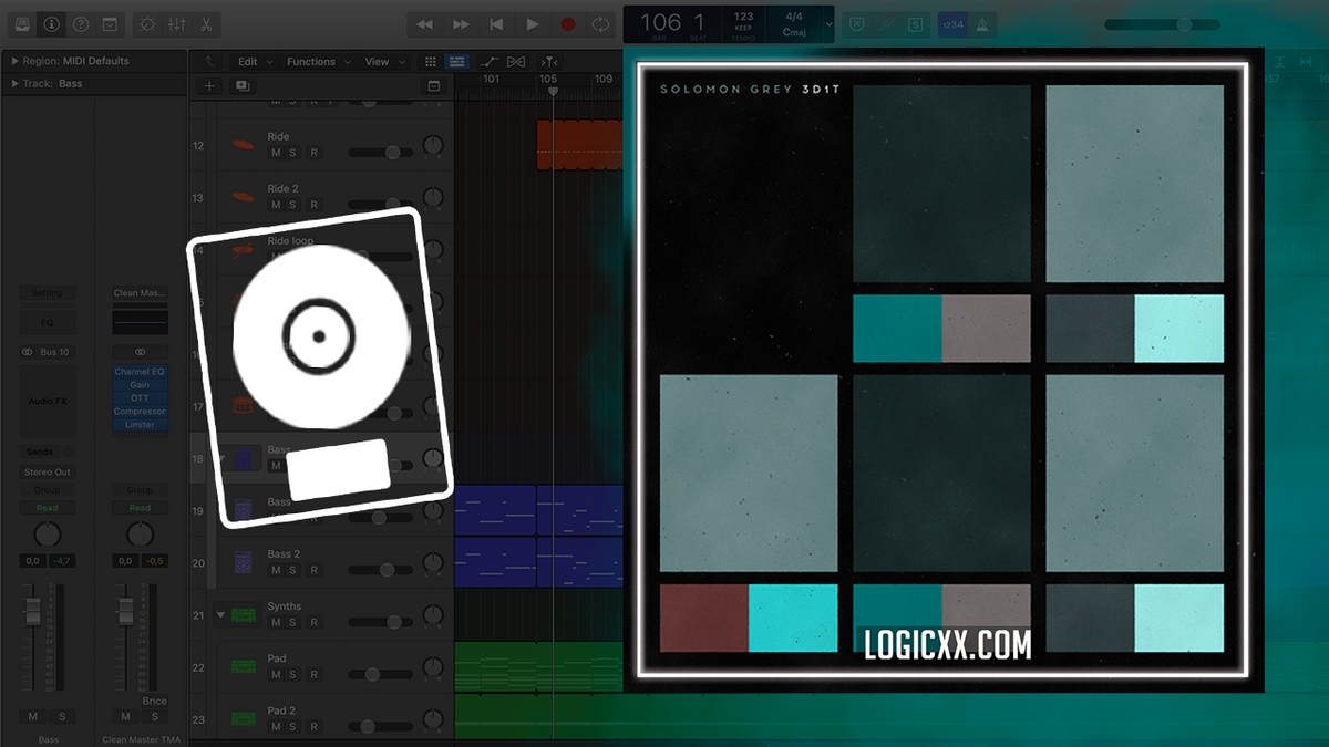 Solomon Grey - Miradors (Lane 8 Remix) Logic Pro Remake (House) – logicxx