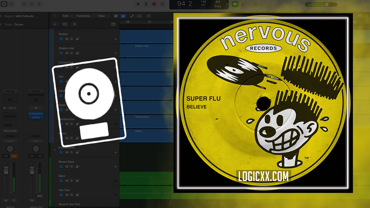 Super Flu - Believe Logic Pro Remake (Afro House) – logicxx