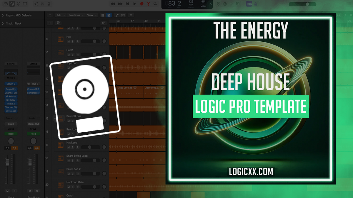 The Energy - Deep House Logic Pro Template (Kolter Minimal Style) – logicxx