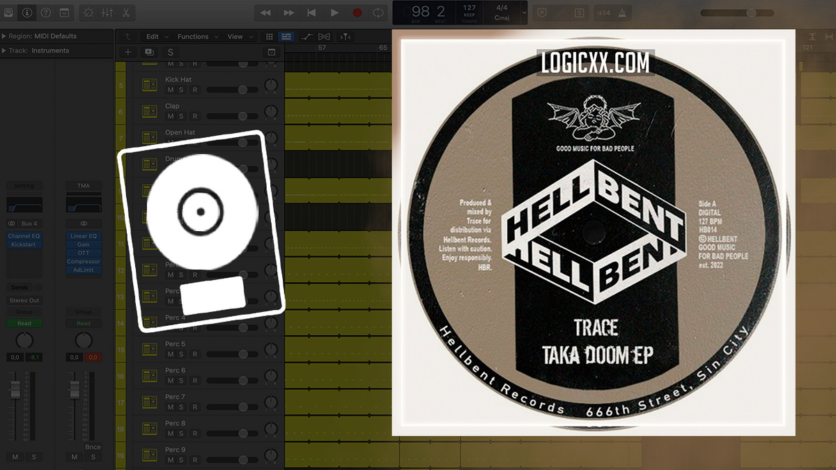 Trace - Taka Doom Logic Pro Remake (Tech House) – logicxx