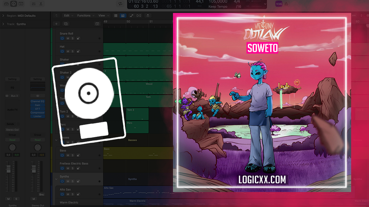Victony & Tempoe - Soweto Logic Pro Remake (Afro Dance) – logicxx