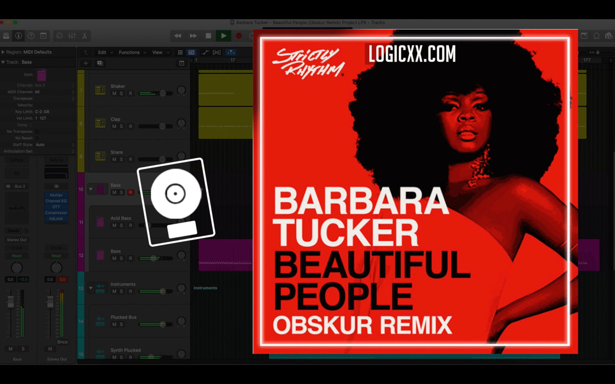 Barbara Tucker - Beautiful People (Obskur Remix) Logic Pro Remake (Hou ...