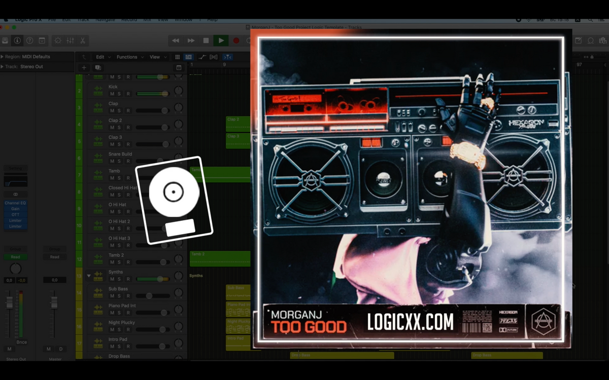 MorganJ - Too Good Logic Pro Remake (House) – logicxx