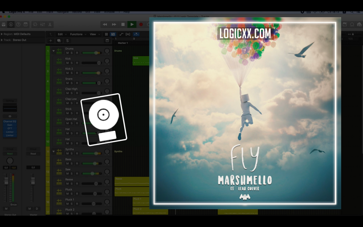 Marshmello - FLY Logic Pro Remake (House) – logicxx