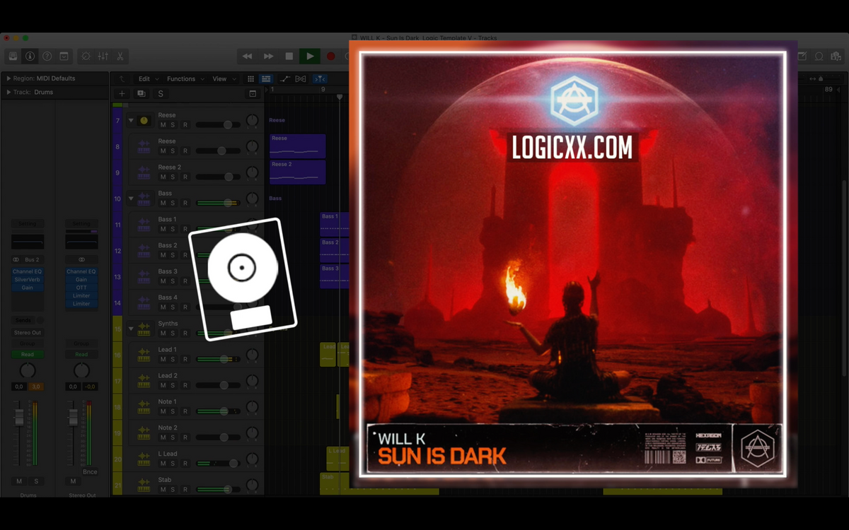 WILL K - Sun Is Dark Logic Pro Remake (House) – logicxx